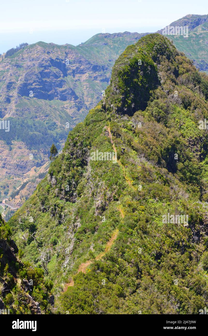 Col de la Boca da Encumeada, Madère Photo Stock - Alamy