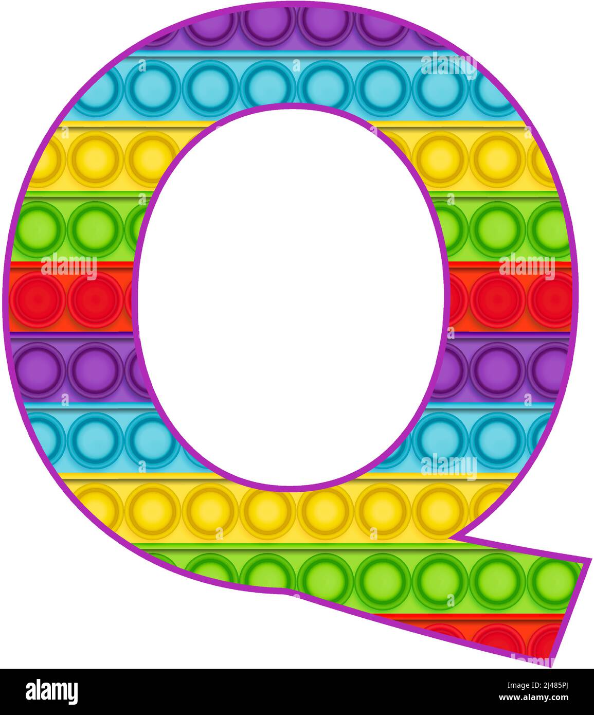 Lettre pop IT lumineuse et amusante. Pop c'est un jouet sensoriel pour ...