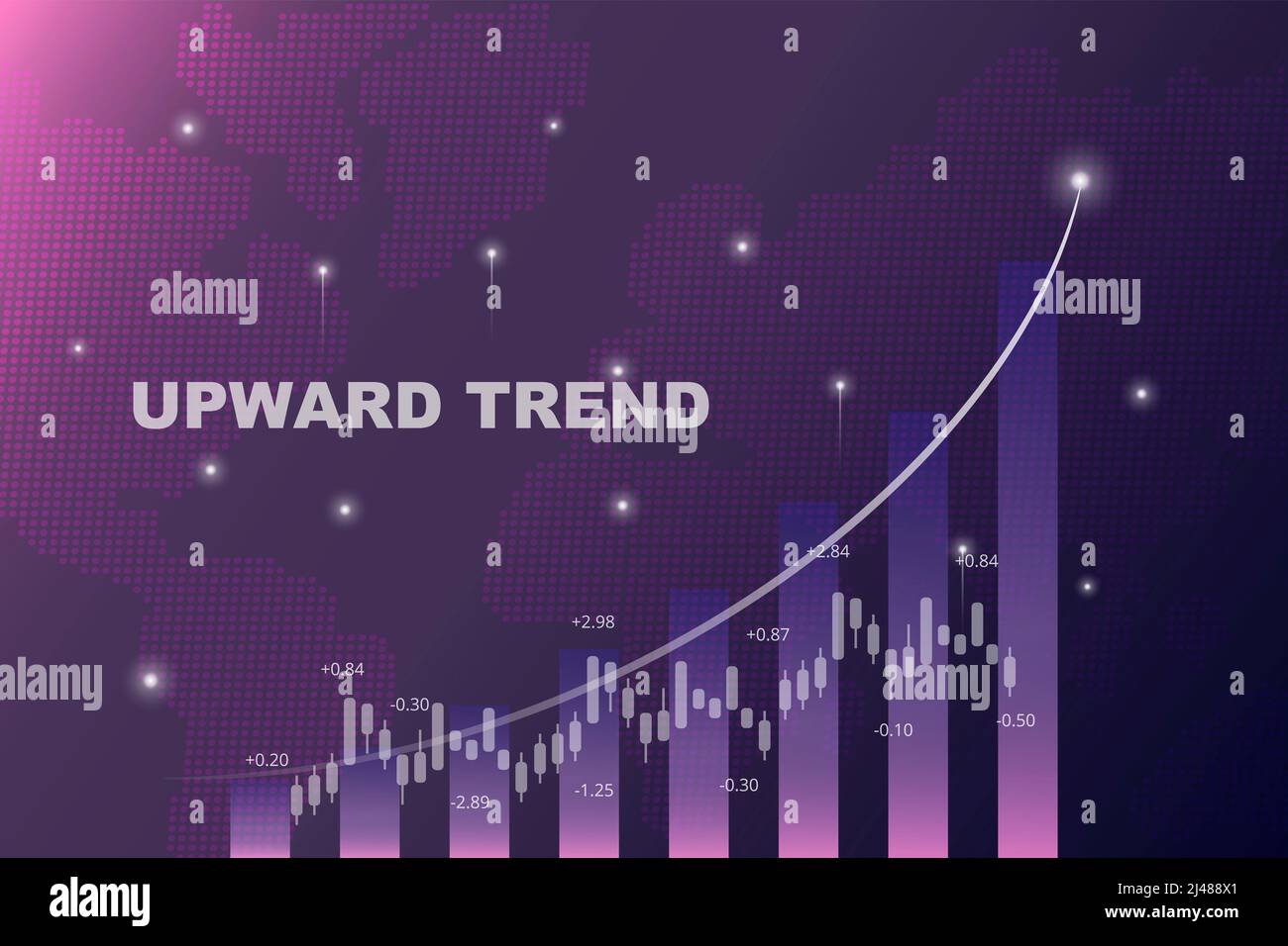 Trend graph Banque de photographies et d’images à haute résolution - Alamy