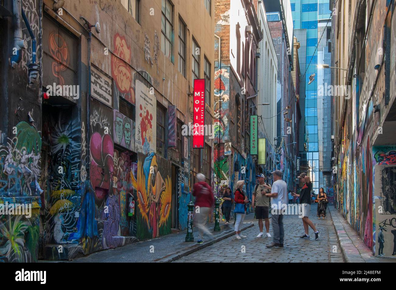 Melbourne laneways Banque de photographies et d’images à haute ...