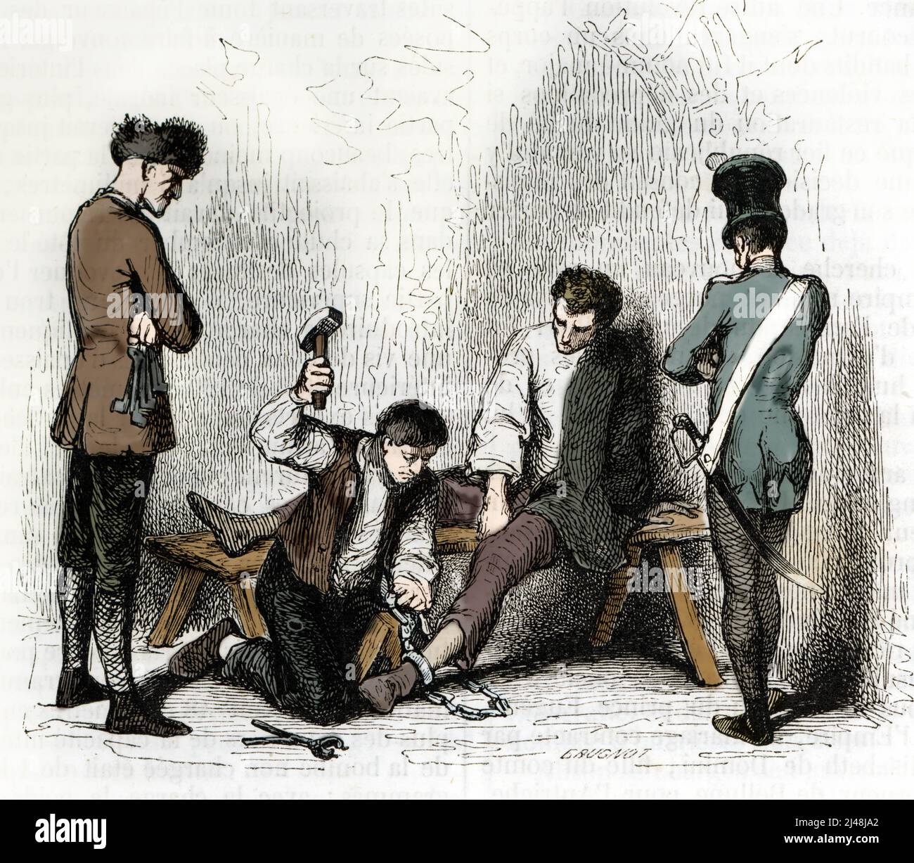 Carbonarisme ou charbonnerie : membres e la société secrète dans la ...