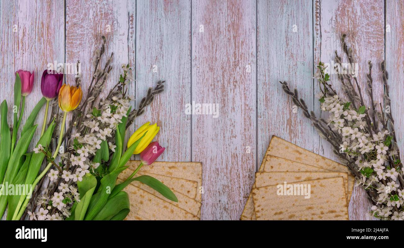 La Pâque juive kasher symbole de la tradition alimentaire matzoh pain ...