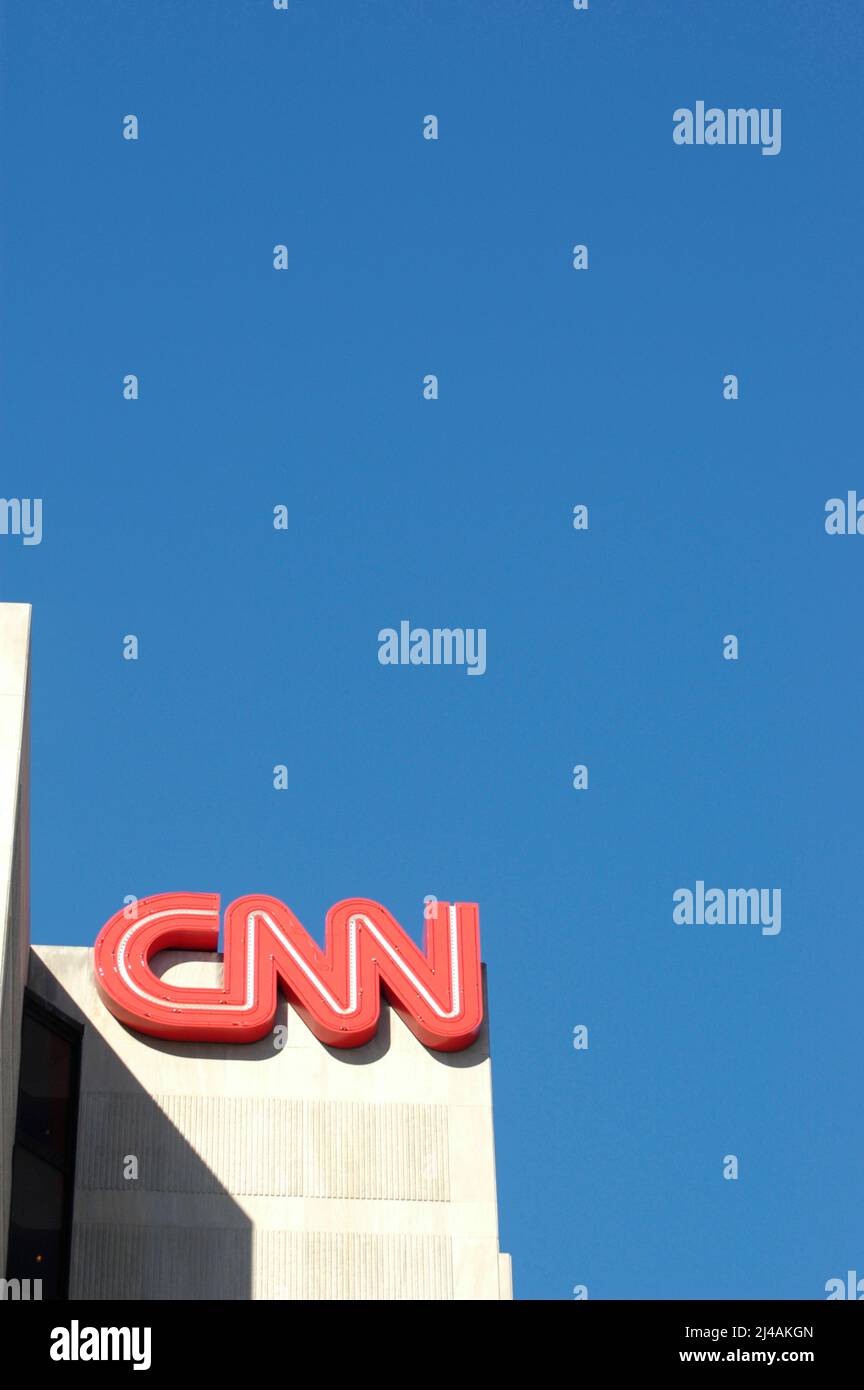 CNN, Cabel News Network, bâtiment à Atlanta dans le Centre CNN par ...