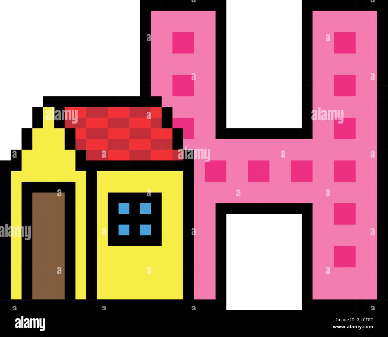 Cartoon letter h Banque de photographies et d’images à haute résolution ...