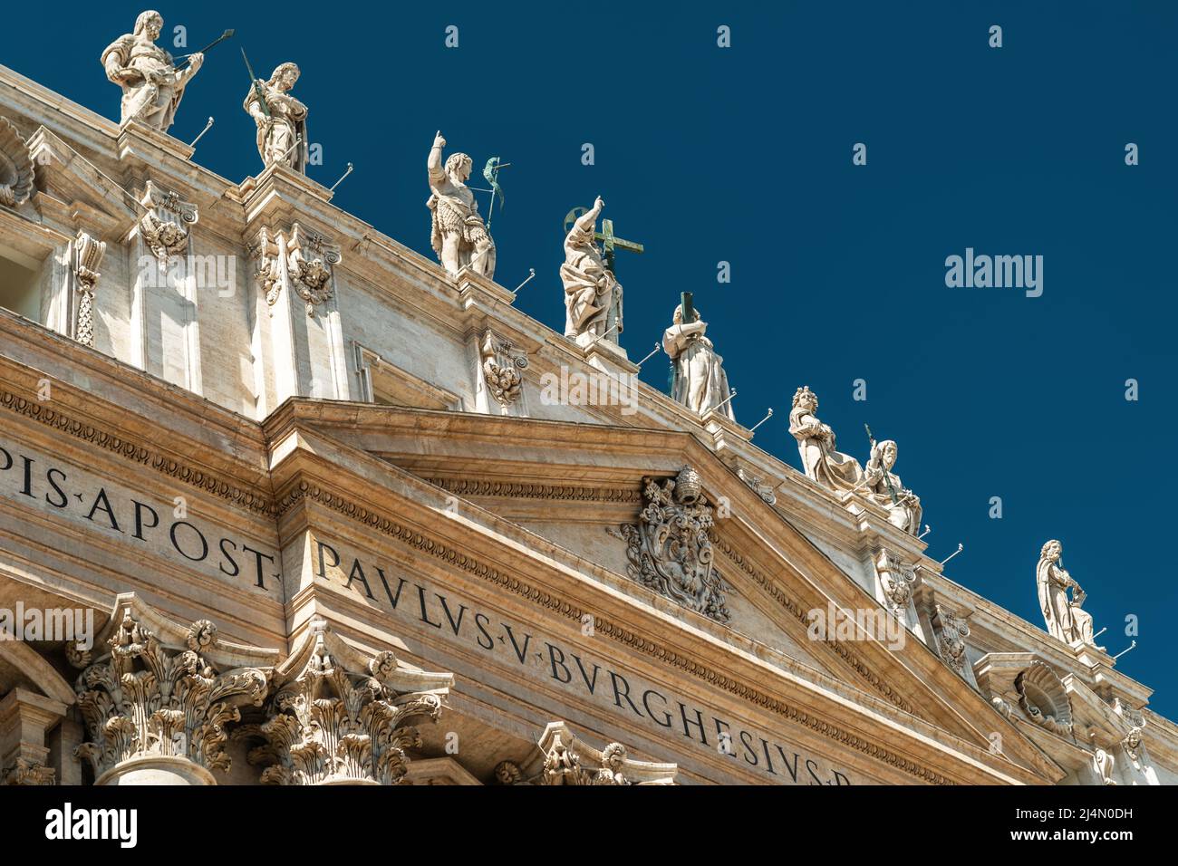 Basilique Saint-Pierre au Vatican, Rome, Italie. C'est un point de ...
