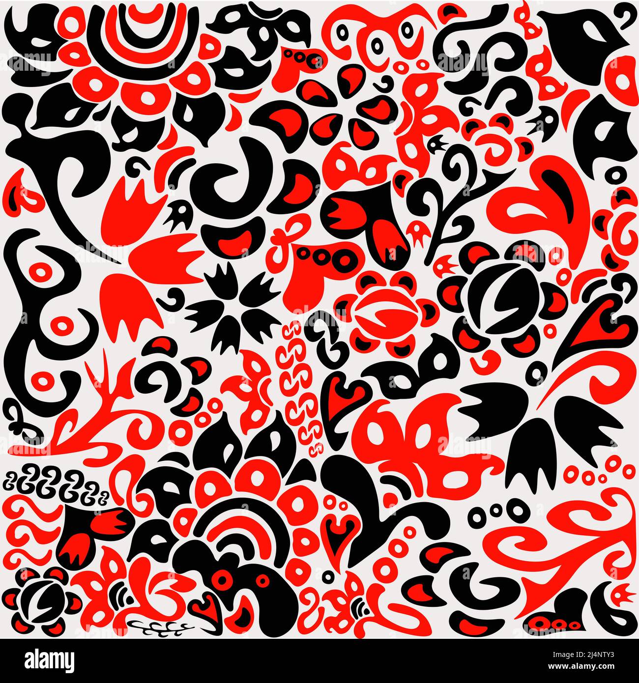 Drapeau noir et rouge ukraine Banque d'images vectorielles - Alamy