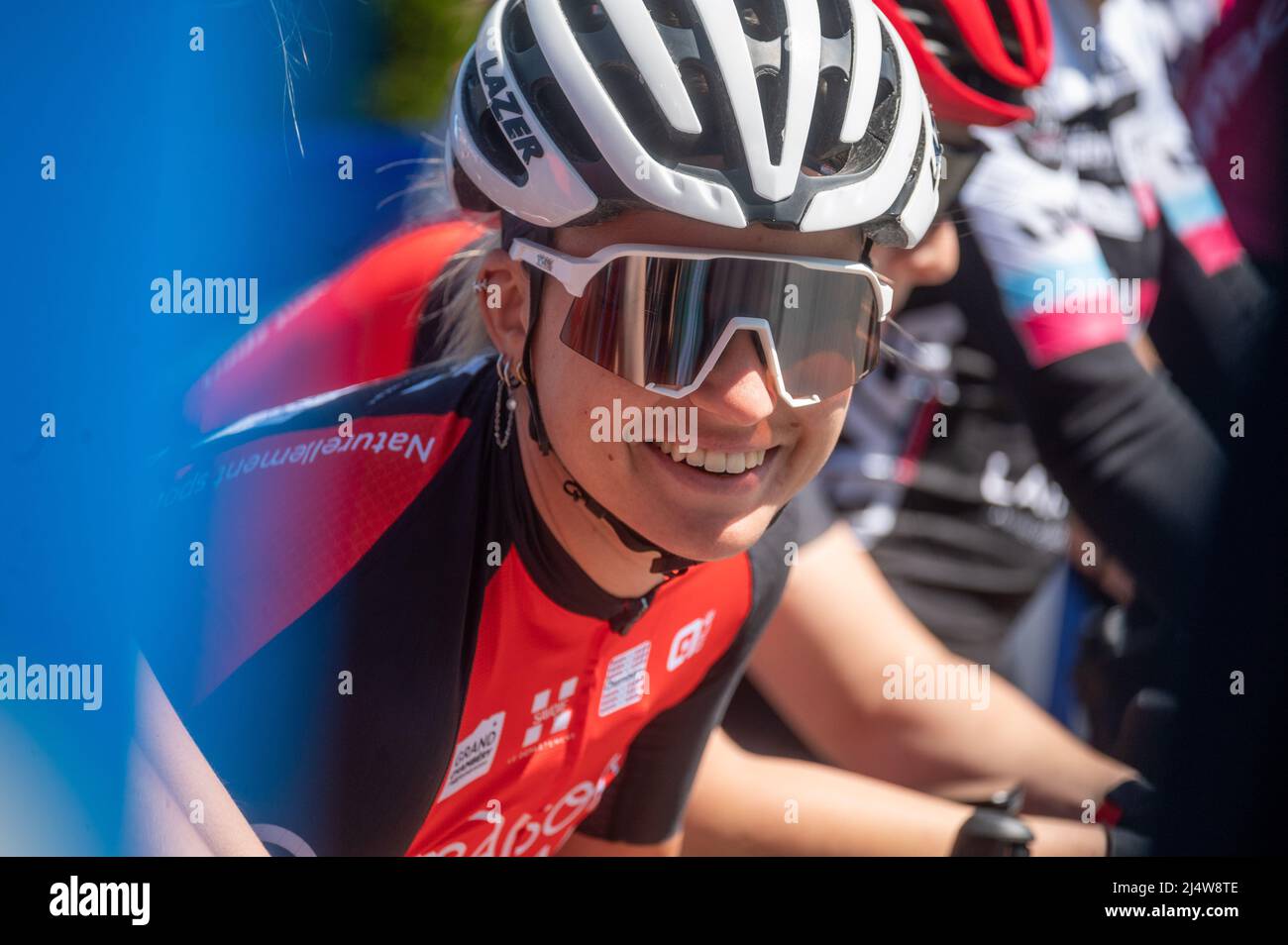 Julia AUBRY Chambéry cycliste Compétition lors du Grand Prix féminin de ...