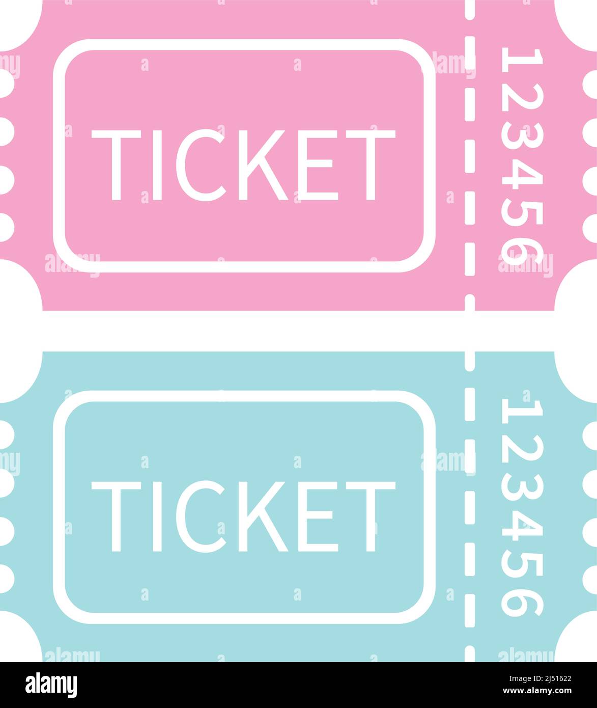 Illustration du vecteur de ticket. Image de ticket ou clip art Image ...