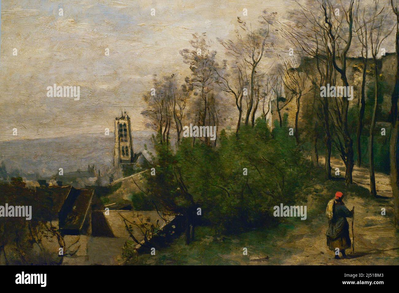 Jean-Baptiste Camille Corot (1796-1875). Peintre français. Château ...