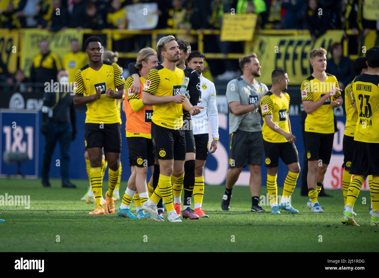 Dortmund jubilation finale, tour d'honneur, jubilation, acclamations ...