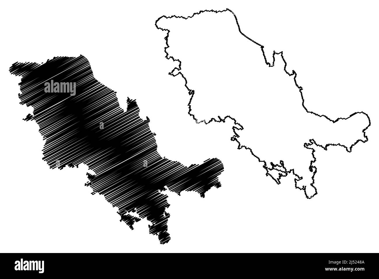 Carte Vessolande ou île de Vesso (République de Finlande) illustration ...