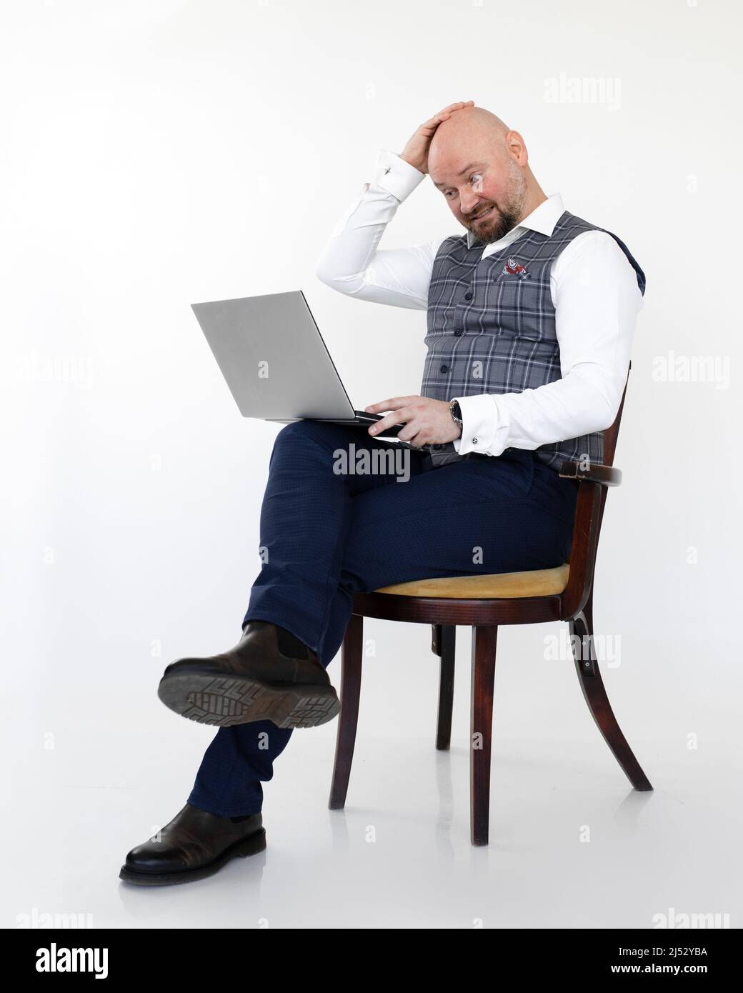 Bonhomme blanc perplexe Banque de photographies et d’images à haute ...