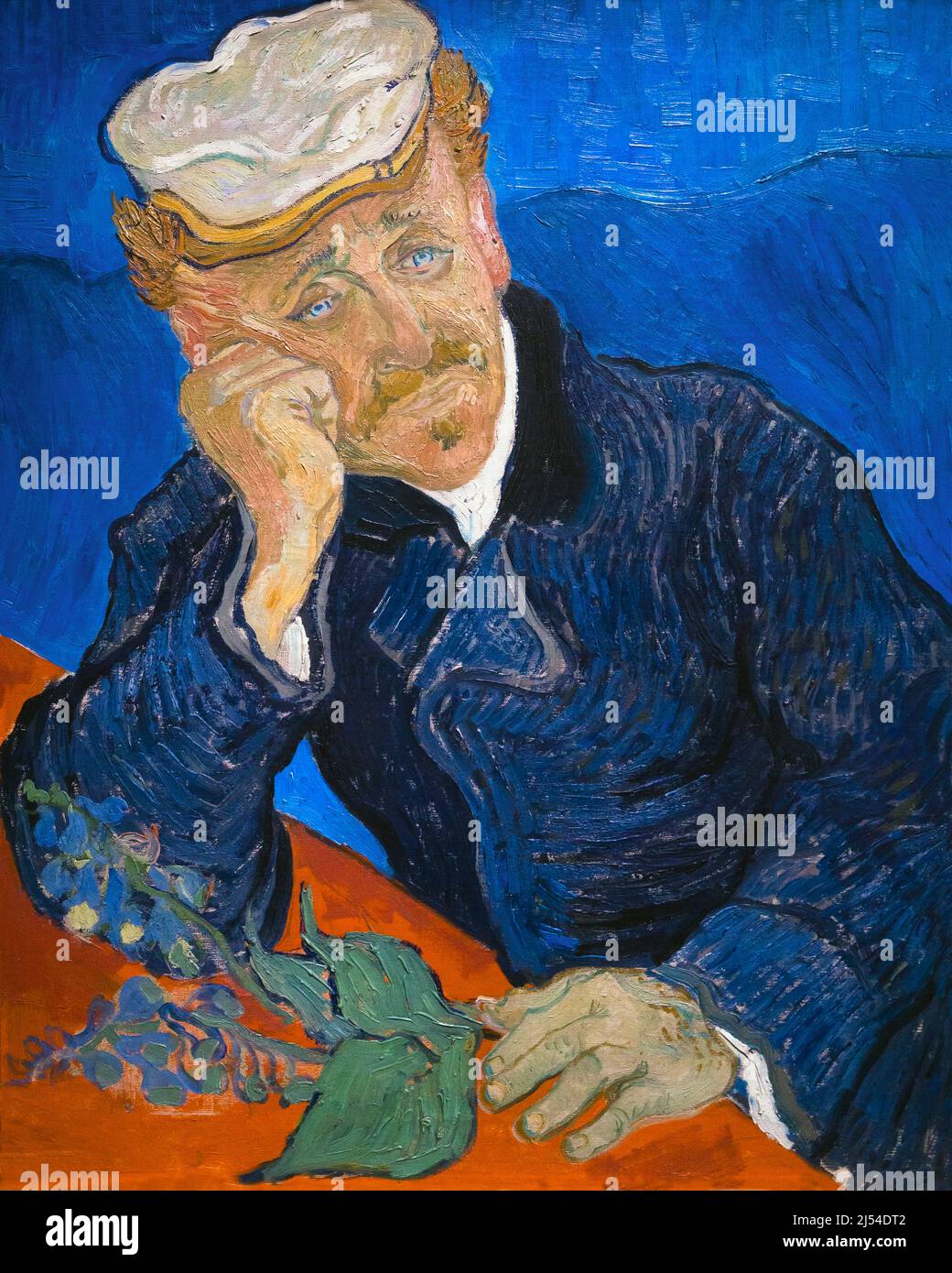 Portrait du docteur gachet 1890 vincent van gogh Banque de ...