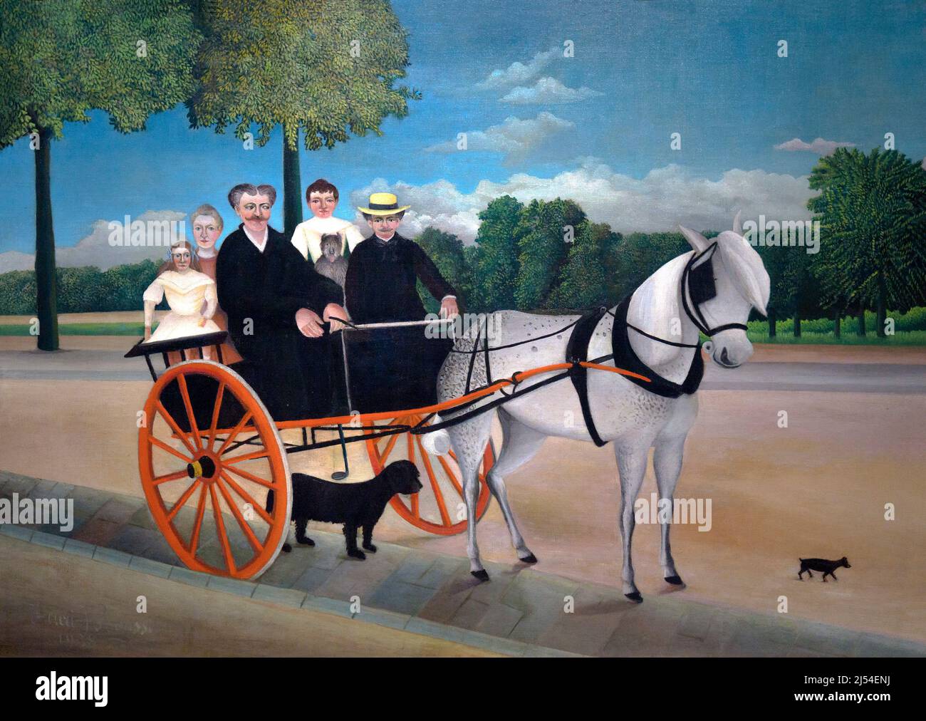 Chariot de Junier, la carrière du Père Junier, Henri Rousseau, 1908 ...