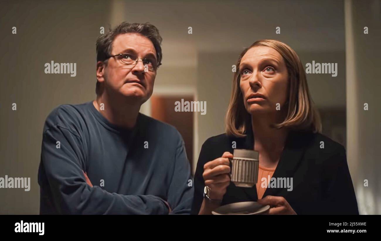 ÉTATS-UNIS. Colin Firth et Toni Collette dans une scène de (C)HBO mini ...