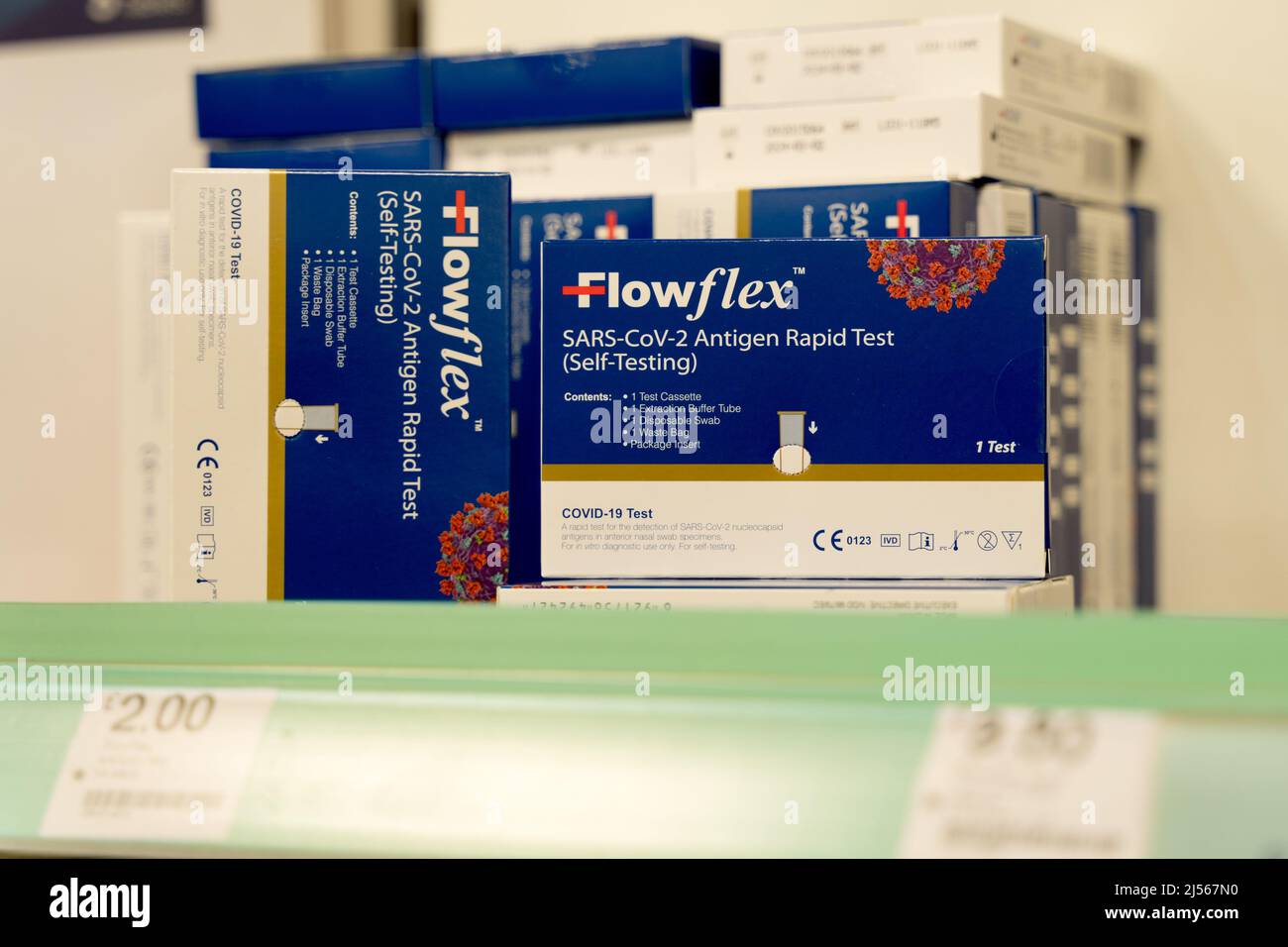 Kit de test rapide Flowflex Covid-19 Antigen contenant un test à vendre ...