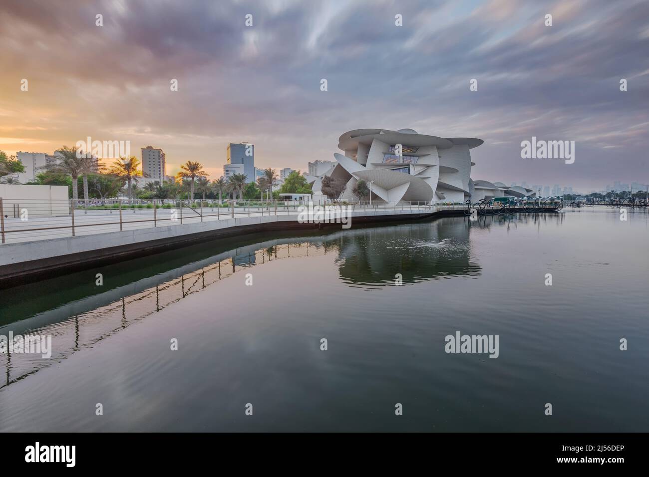 Qatar national museum construction site Banque de photographies et d ...