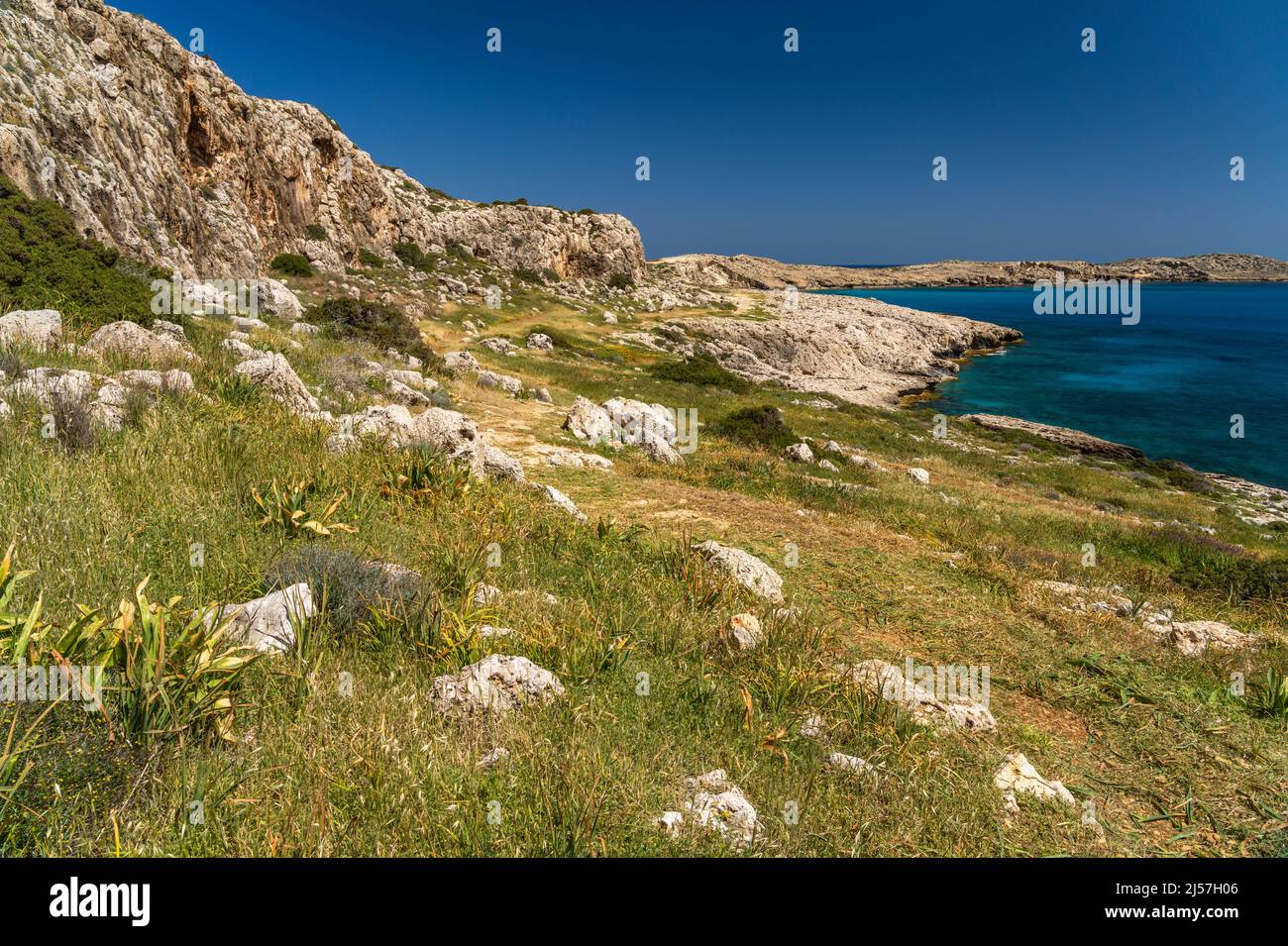 Landschaft der Halbinsel Kap Greco, Agia Napa, Zypern, Europa | le ...