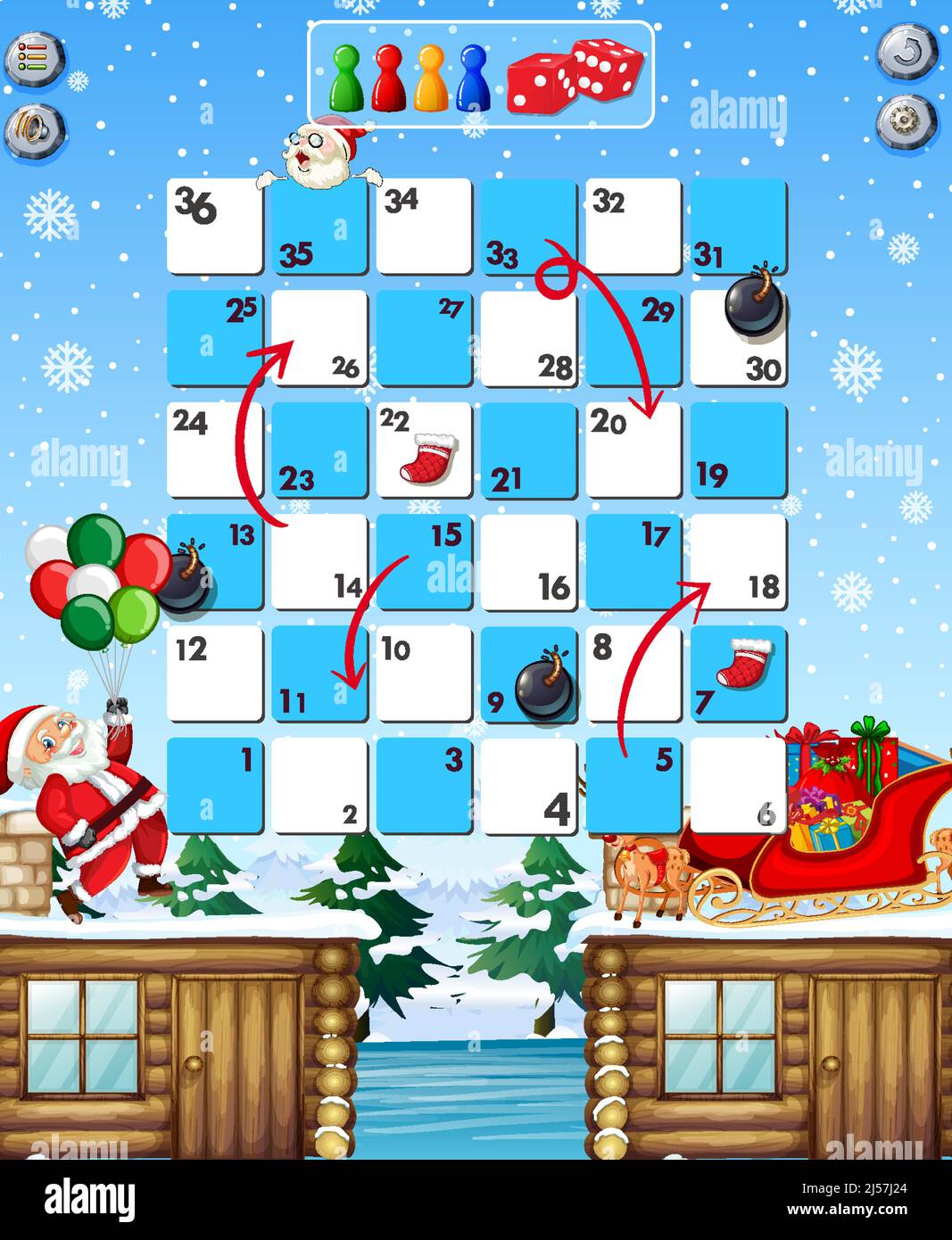 Snakes and ladders Banque d'images vectorielles - Page 2 - Alamy