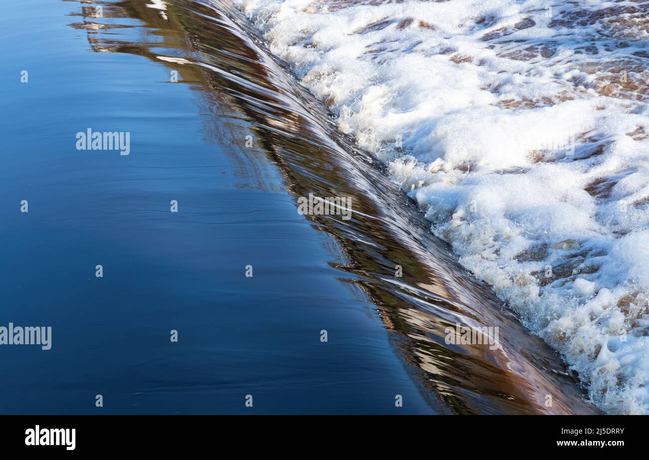 Cascada de textura de agua Banque de photographies et d’images à haute ...