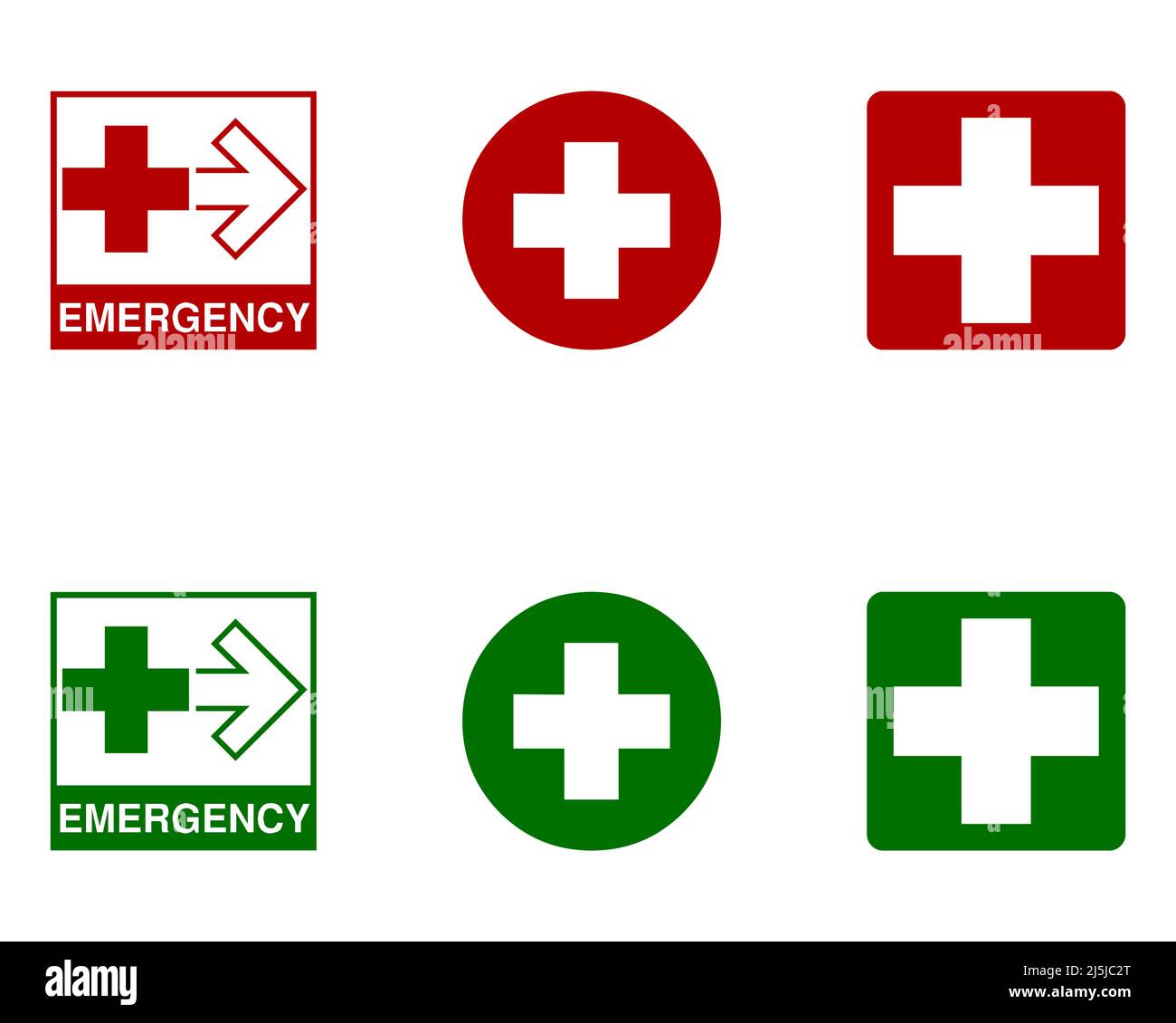 Symbole croix rouge cercle Banque d'images vectorielles - Alamy