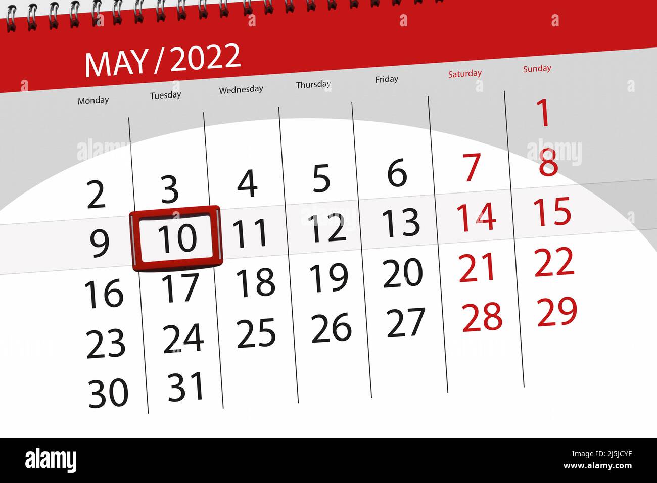 Calendrier du 10 mai Banque de photographies et d’images à haute ...
