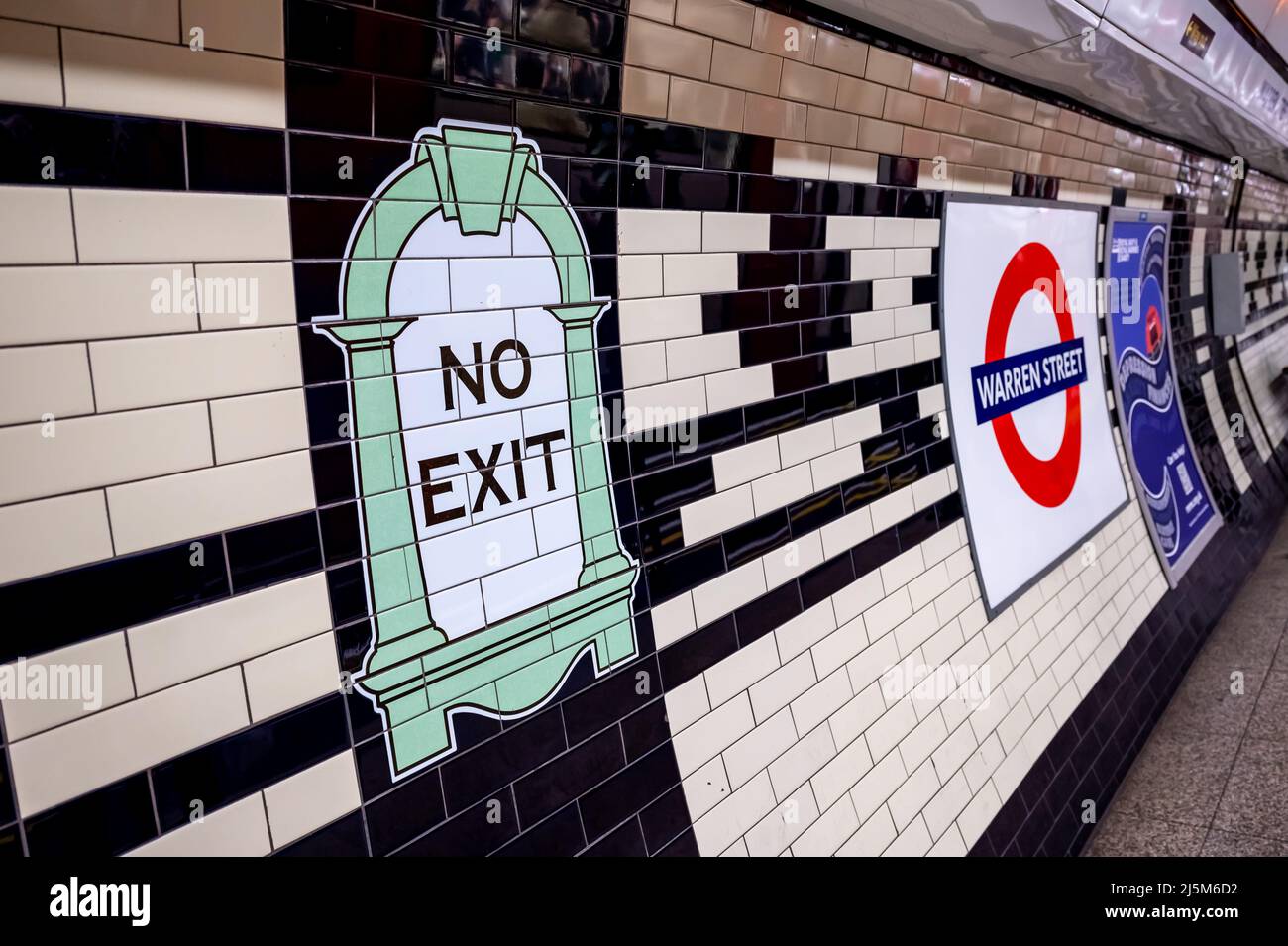 Warren street underground station Banque de photographies et d’images à ...