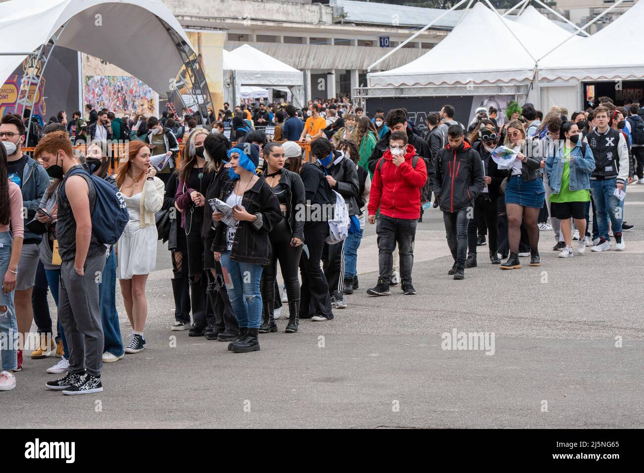 Naples, Italie. 24th avril 2022. COMICON 2022 - édition 22nd ...