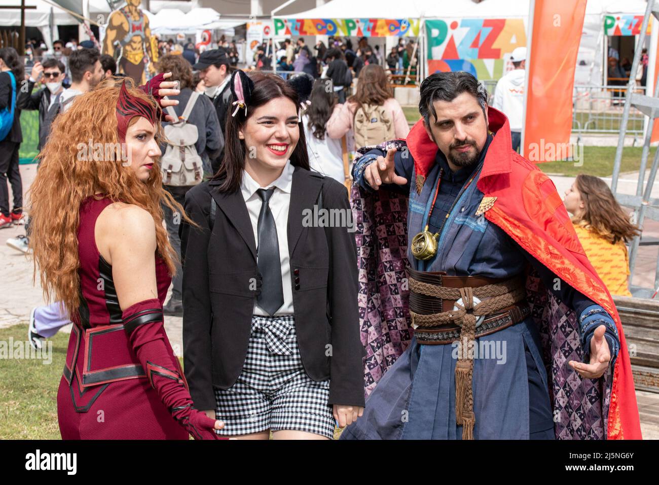 Naples, Italie. 24th avril 2022. COMICON 2022 - édition 22nd ...