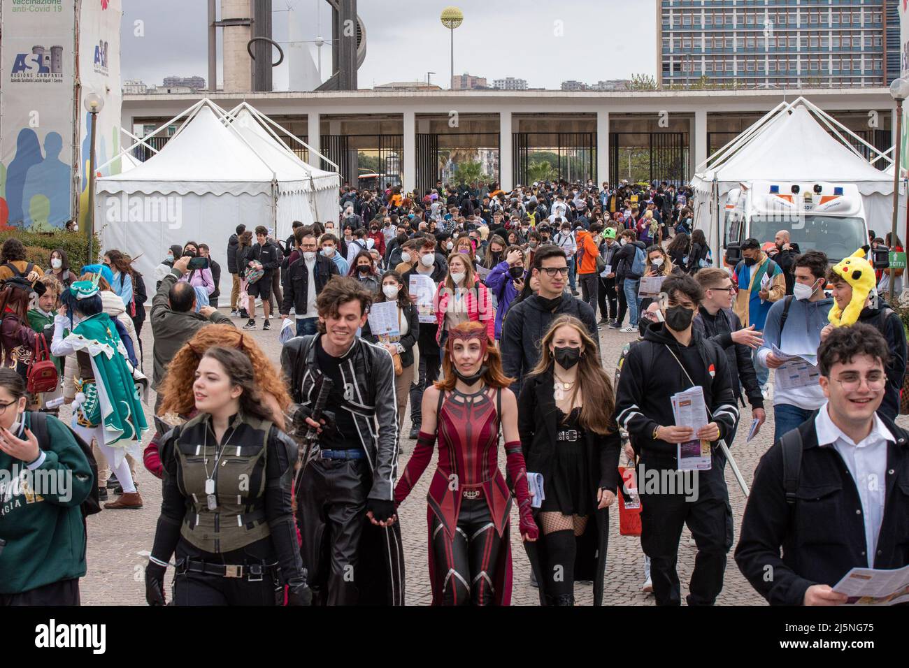 Naples, Italie. 24th avril 2022. COMICON 2022 - édition 22nd ...