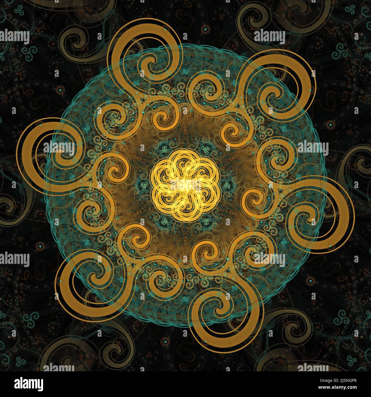 Celtic Design basé sur le motif triskeles ou triskelion Photo Stock - Alamy