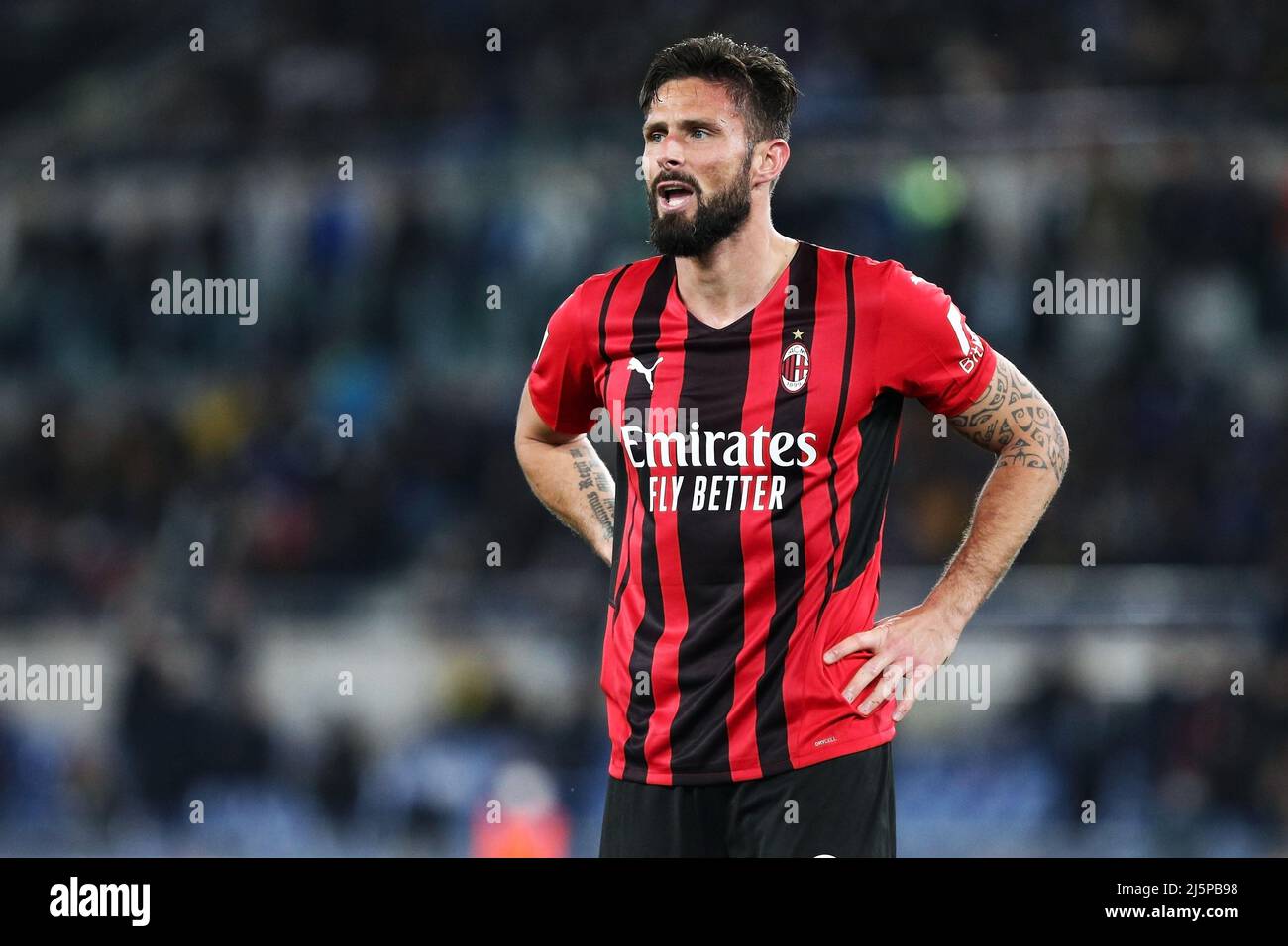Olivier giroud 2022 lazio Banque de photographies et d’images à haute résolution - Alamy