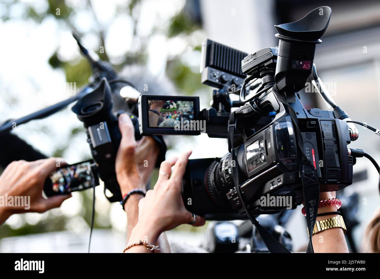 Paris, France, le 24 avril 2022. L'illustration montre un pack ...
