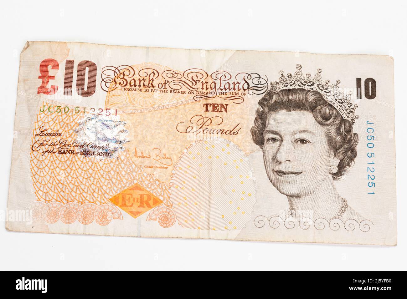 Old ten pound note Banque de photographies et d’images à haute ...