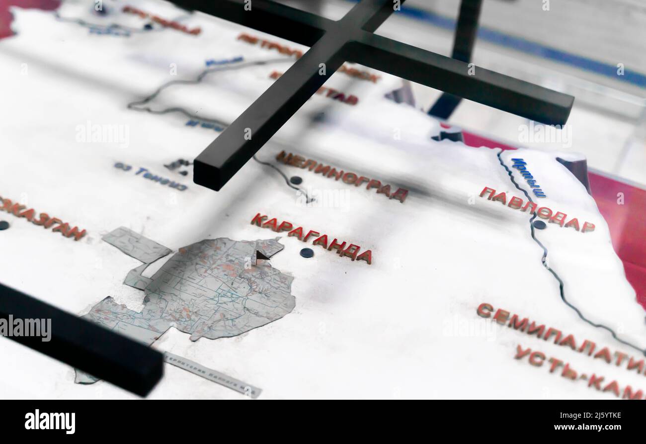 Goulag map Banque de photographies et d’images à haute résolution - Alamy