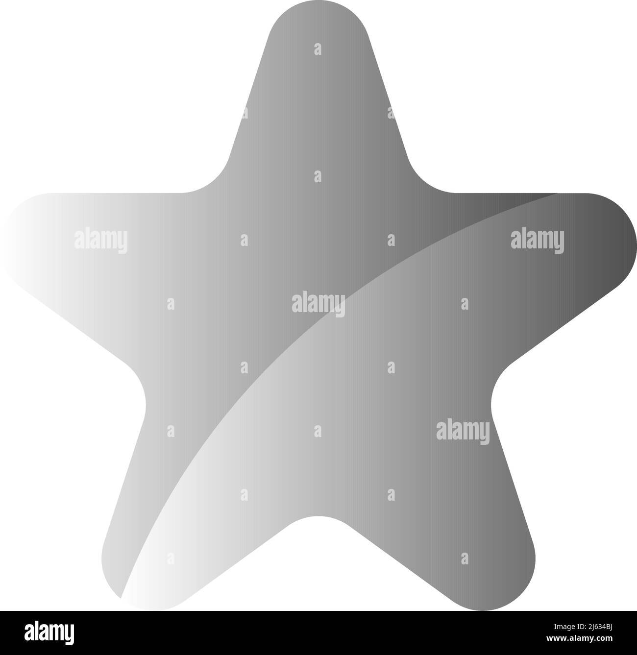 Forme en étoile, illustration vectorielle de l'élément d'icône en ...