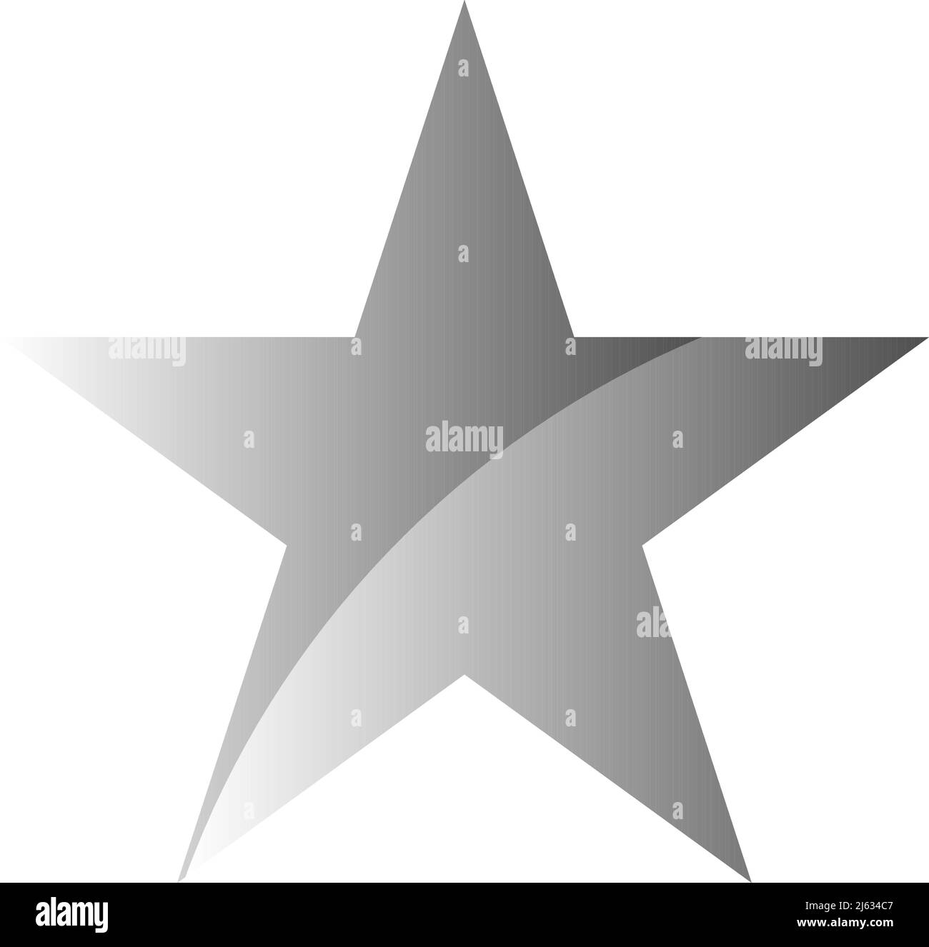 Forme en étoile, illustration vectorielle de l'élément d'icône en ...