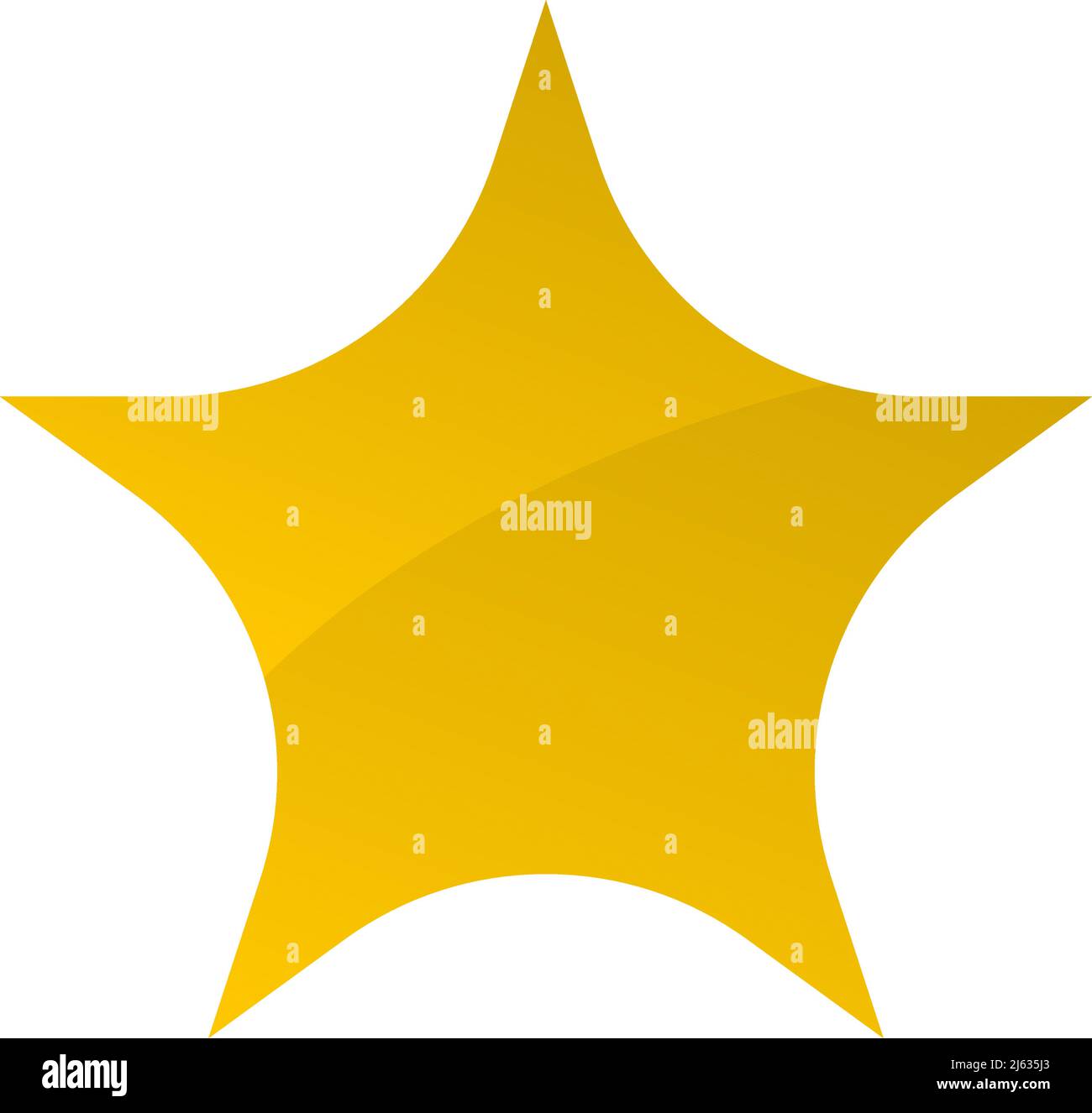 Forme en étoile, illustration vectorielle de l'élément d'icône en ...
