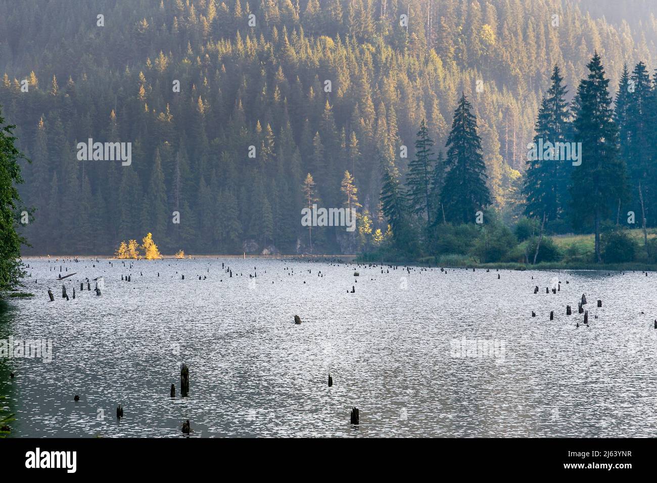 Lac rouge lacul rosu Banque de photographies et d’images à haute ...