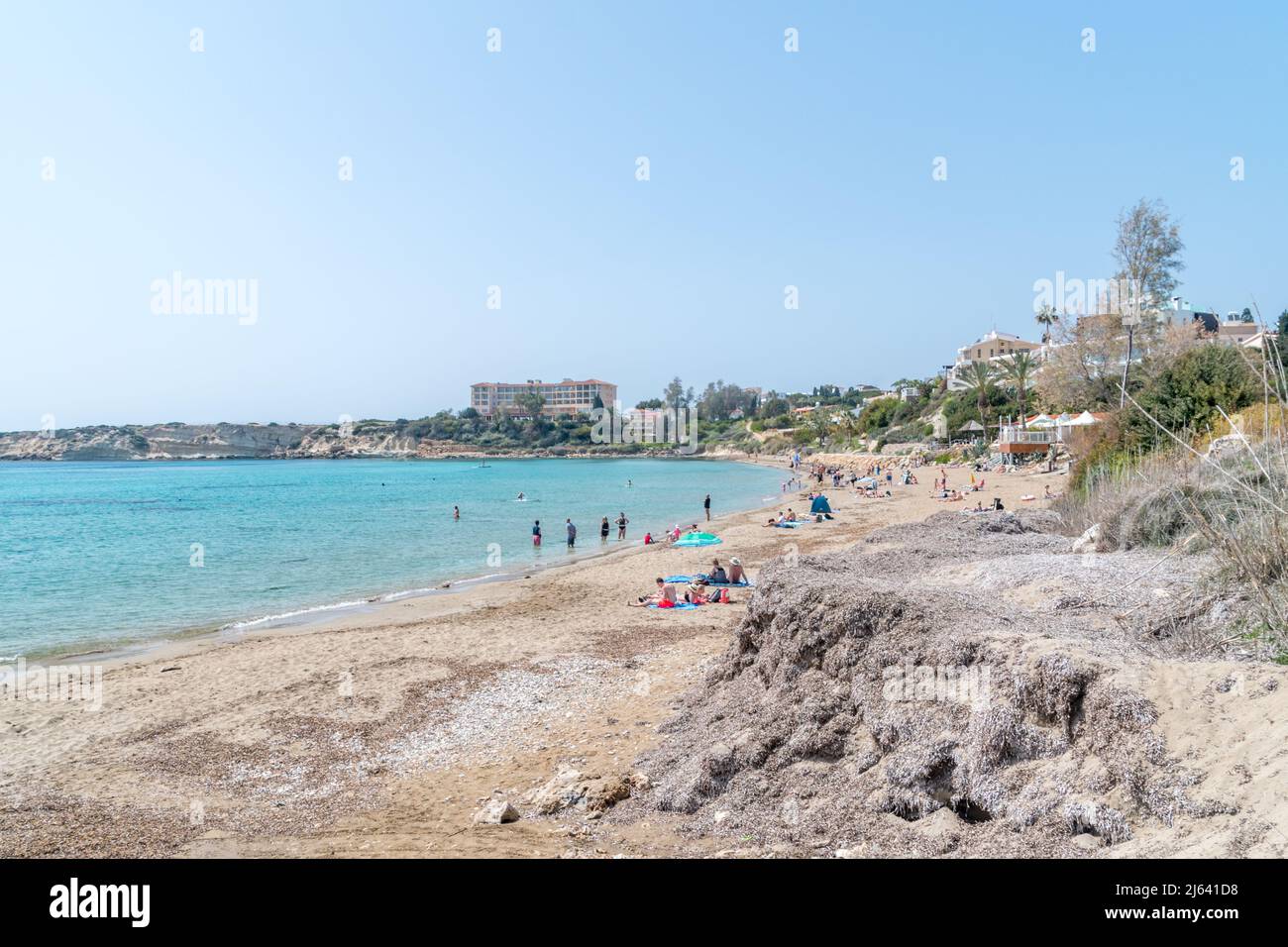 Chypre plage avril Banque de photographies et d’images à haute ...