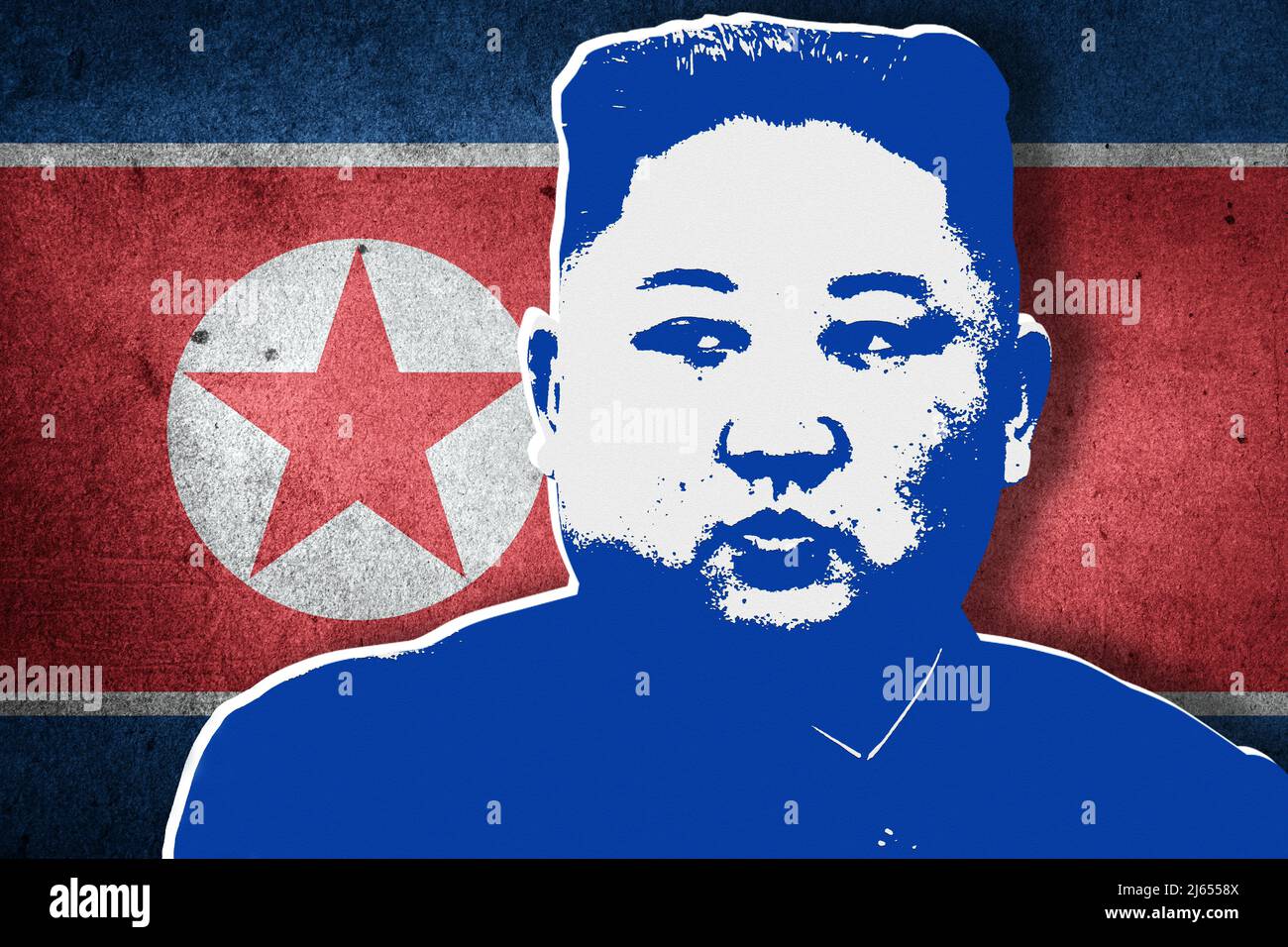 North korean supreme leader Banque de photographies et d’images à haute ...