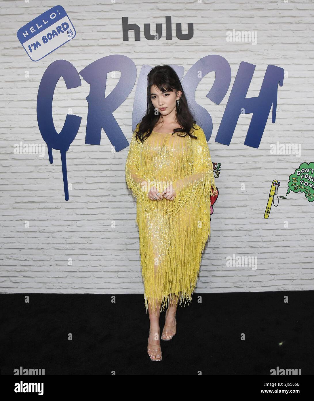 Rowan Blanchard au film ORIGINAL DE Hulu CRUSH Los Angeles première ...