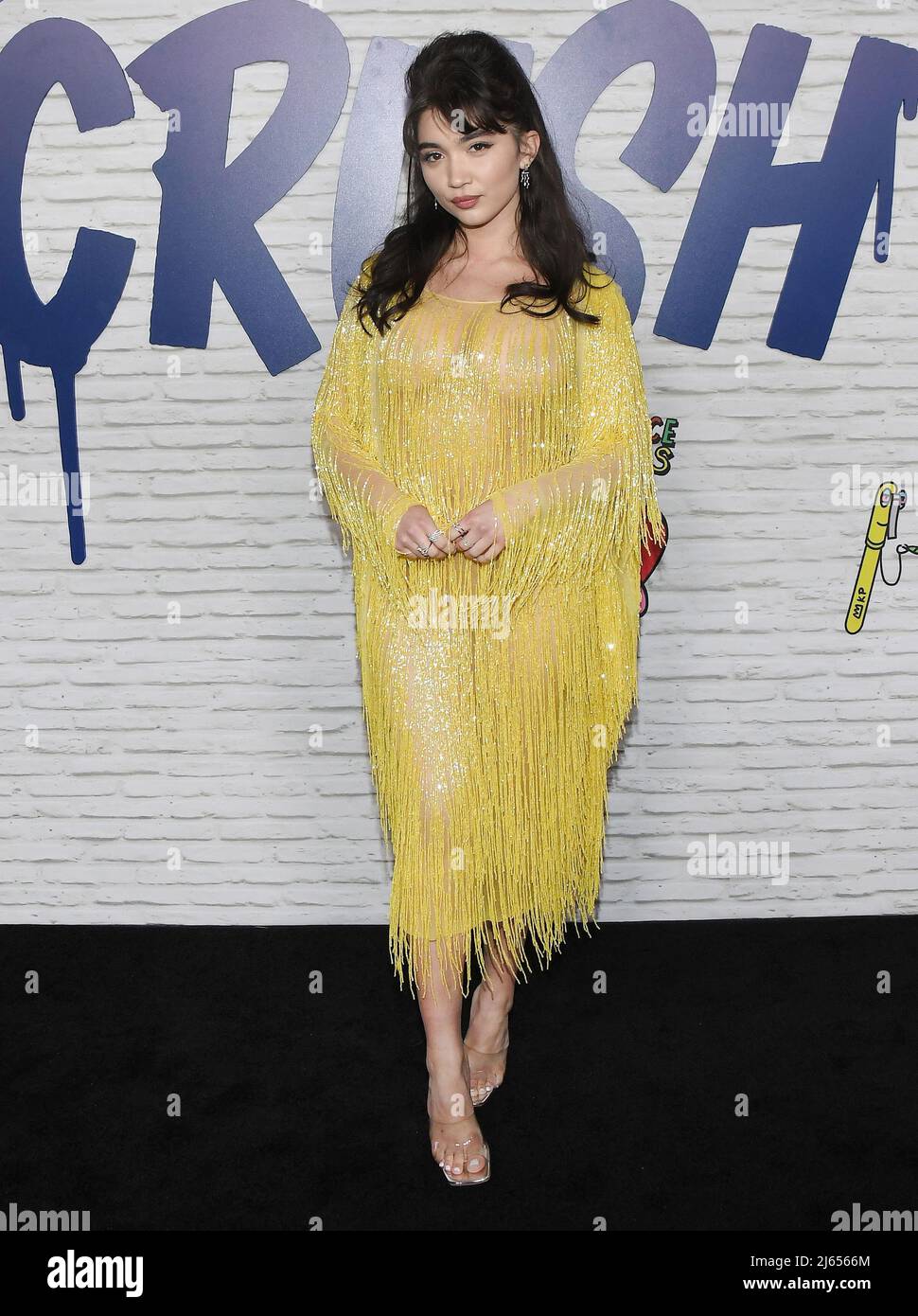 Rowan Blanchard au film ORIGINAL DE Hulu CRUSH Los Angeles première ...