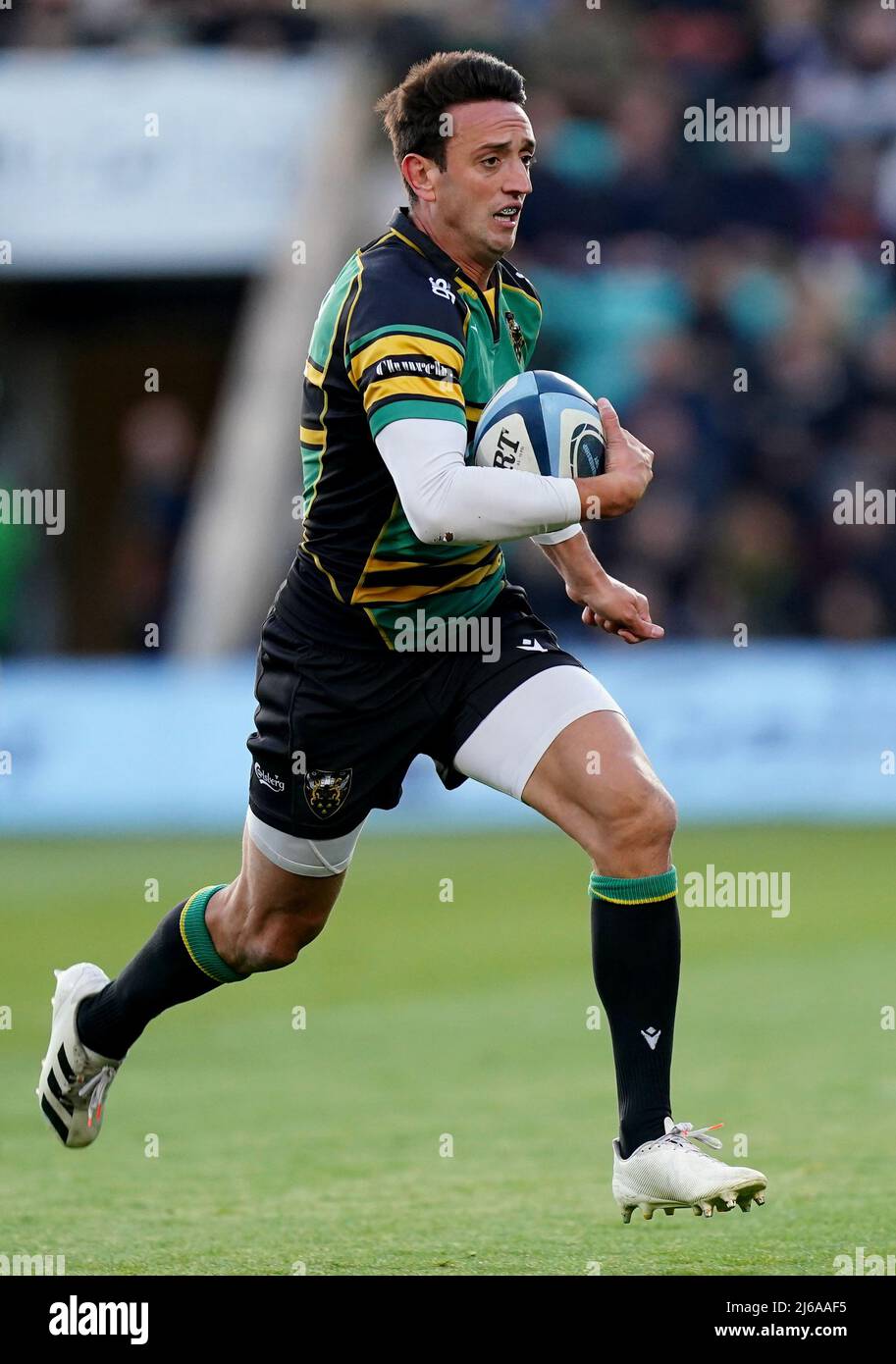 Alex Mitchell des Saints de Northampton lors du match de Premiership de ...