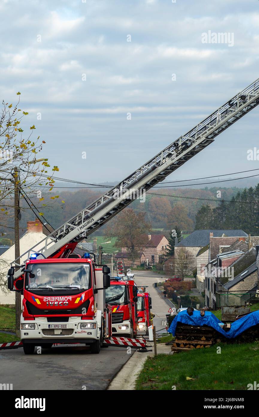 Une intervention des pompiers Banque de photographies et d’images à ...
