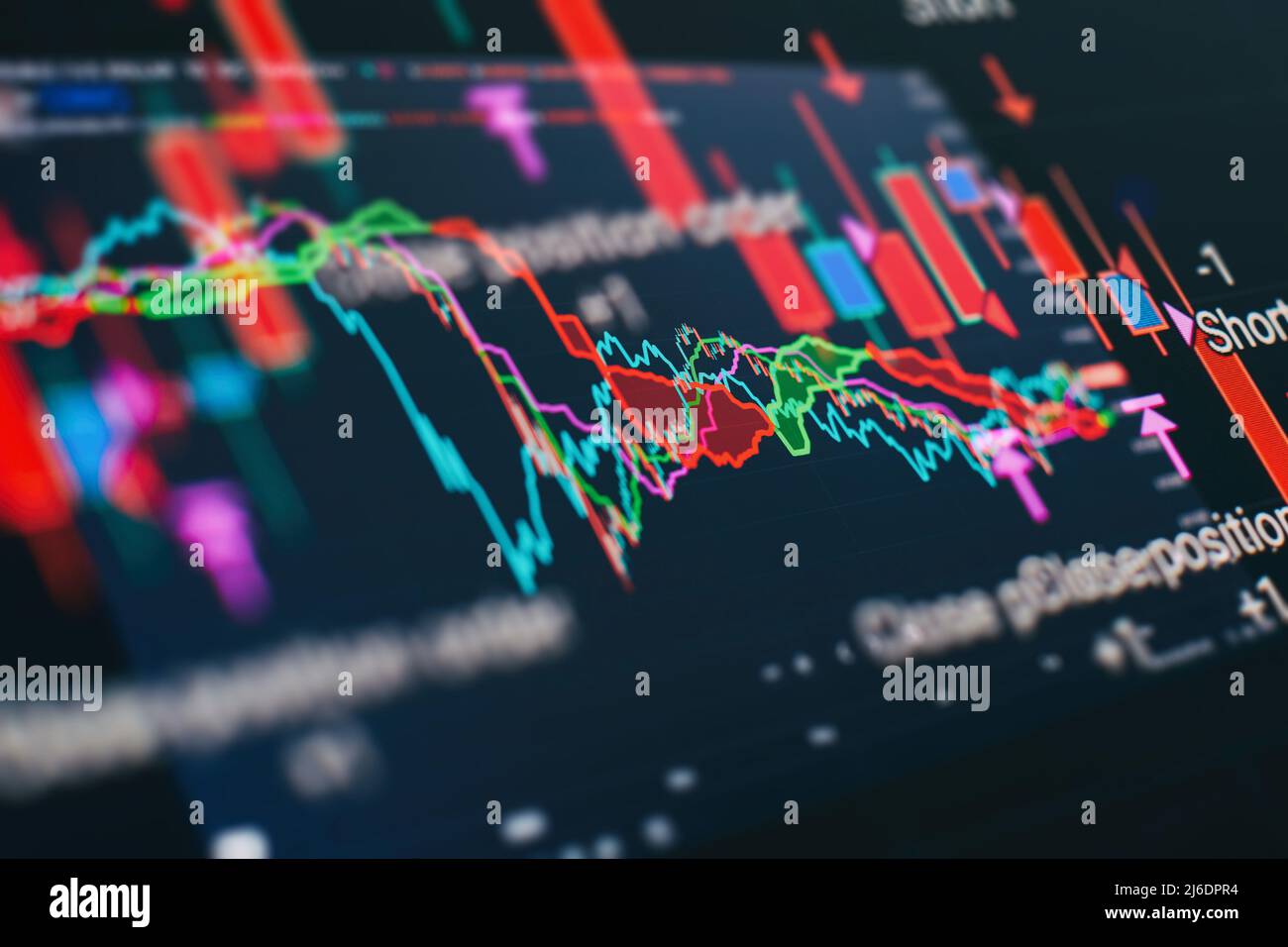 Concept d'analyse des marchés boursiers ou commerciaux.Antécédents ...