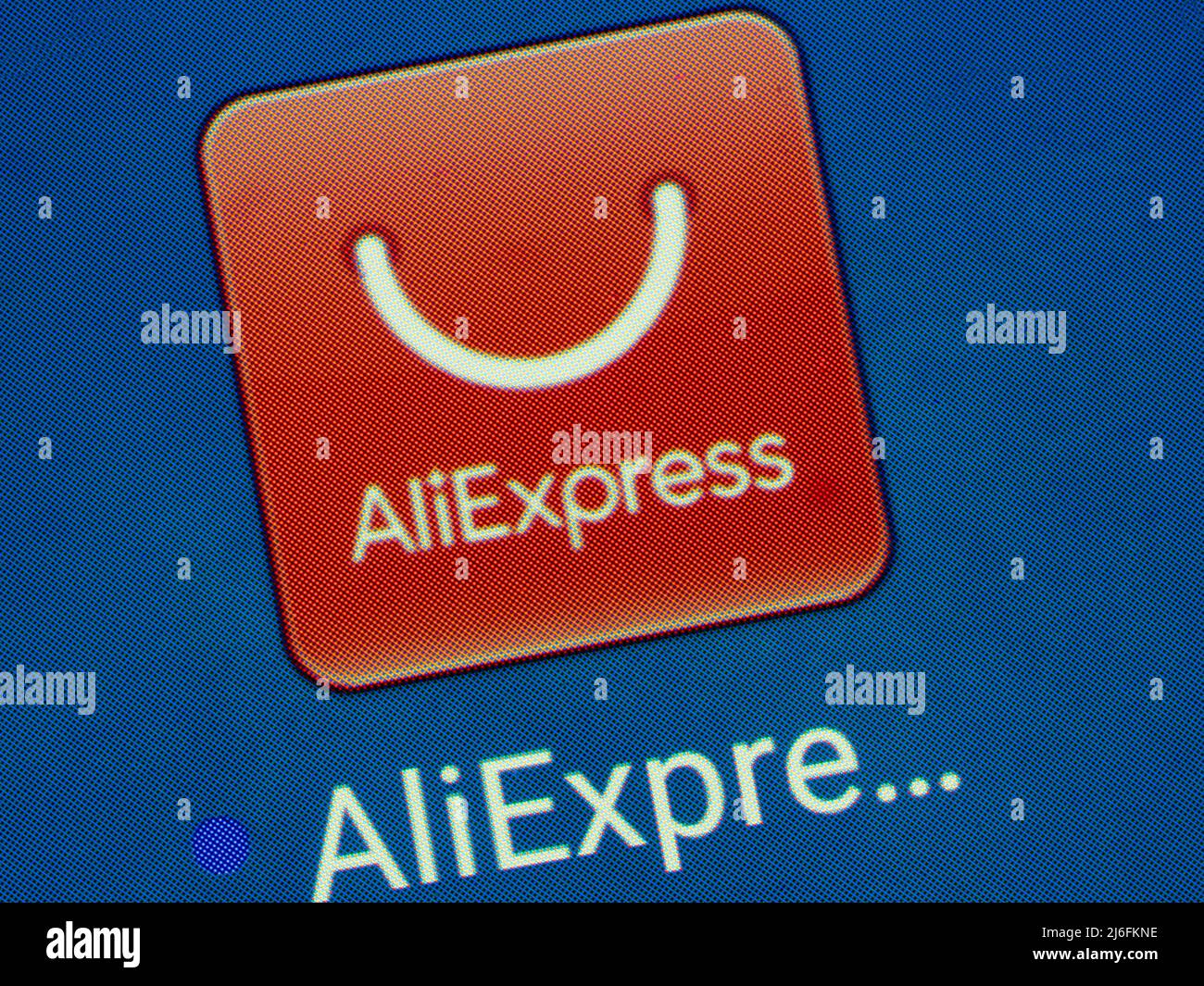Dans cette illustration, le logo de l'application AliExpress by Alibaba ...