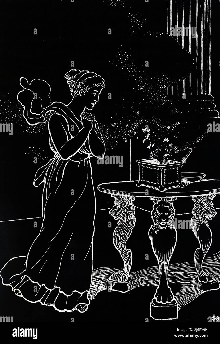 Dans la mythologie grecque, Pandore était la première femme sur terre ...