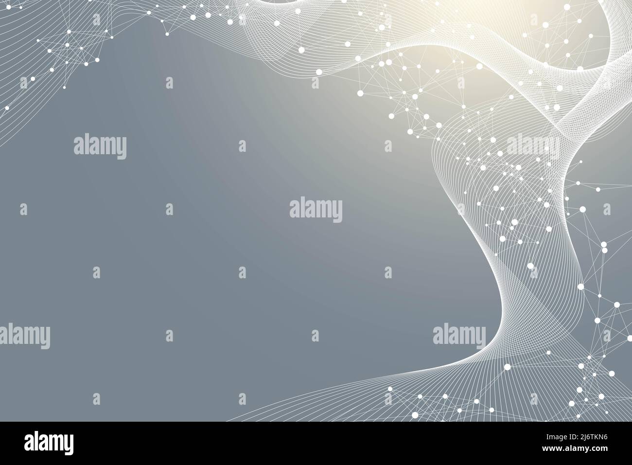 Illustration scientifique concept de génie génétique et de manipulation ...