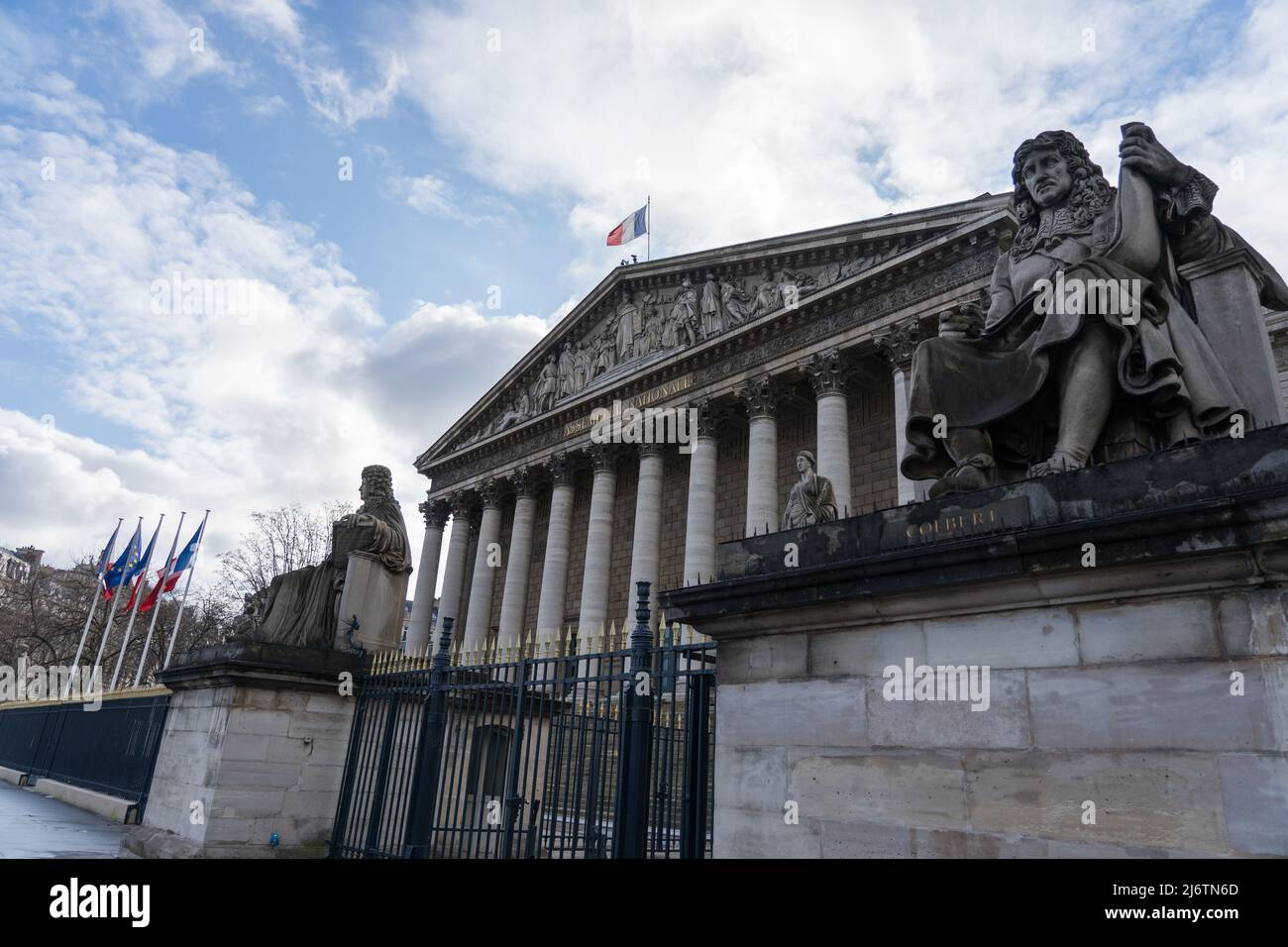 Palais bourbon paris facade Banque de photographies et d’images à haute ...